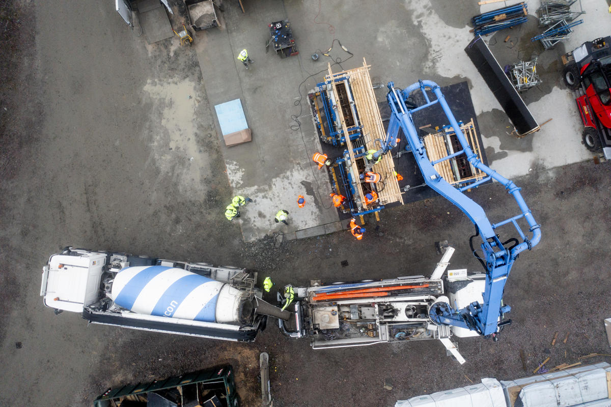 Femern Bælt-projektet tester fremtidens CO2-reducerede beton